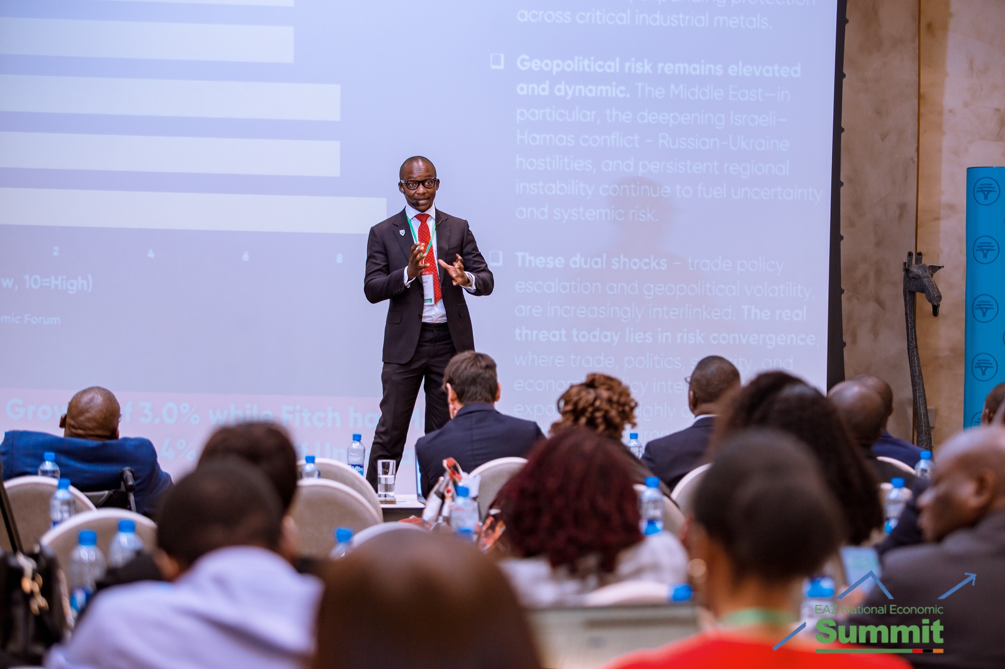 Mutisunge Zulu, the Chief Risk Officer from ZANACO making a ...